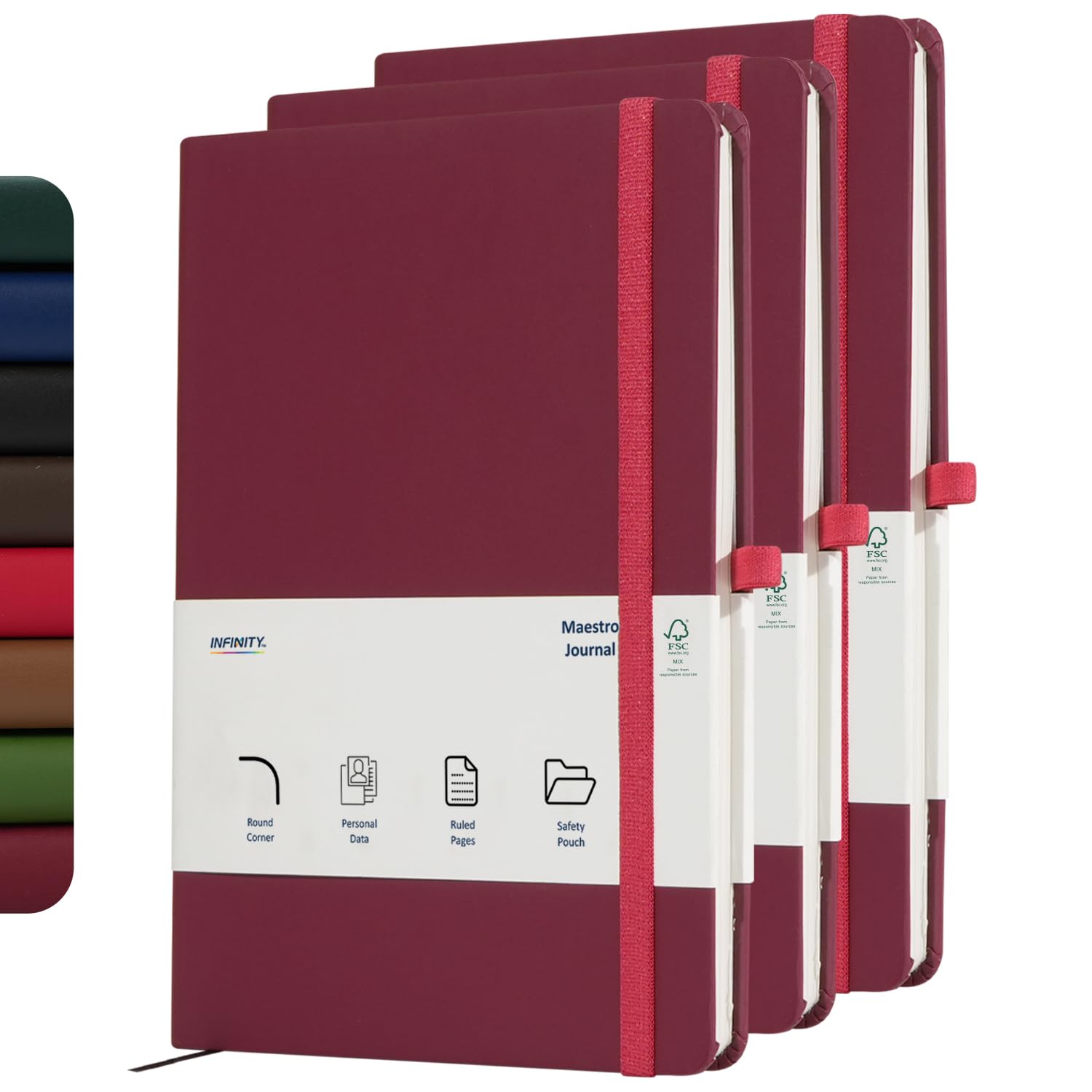 Infinity Notebook Journal, Maestro Journal Notebook Ruled Paper - A5 ...