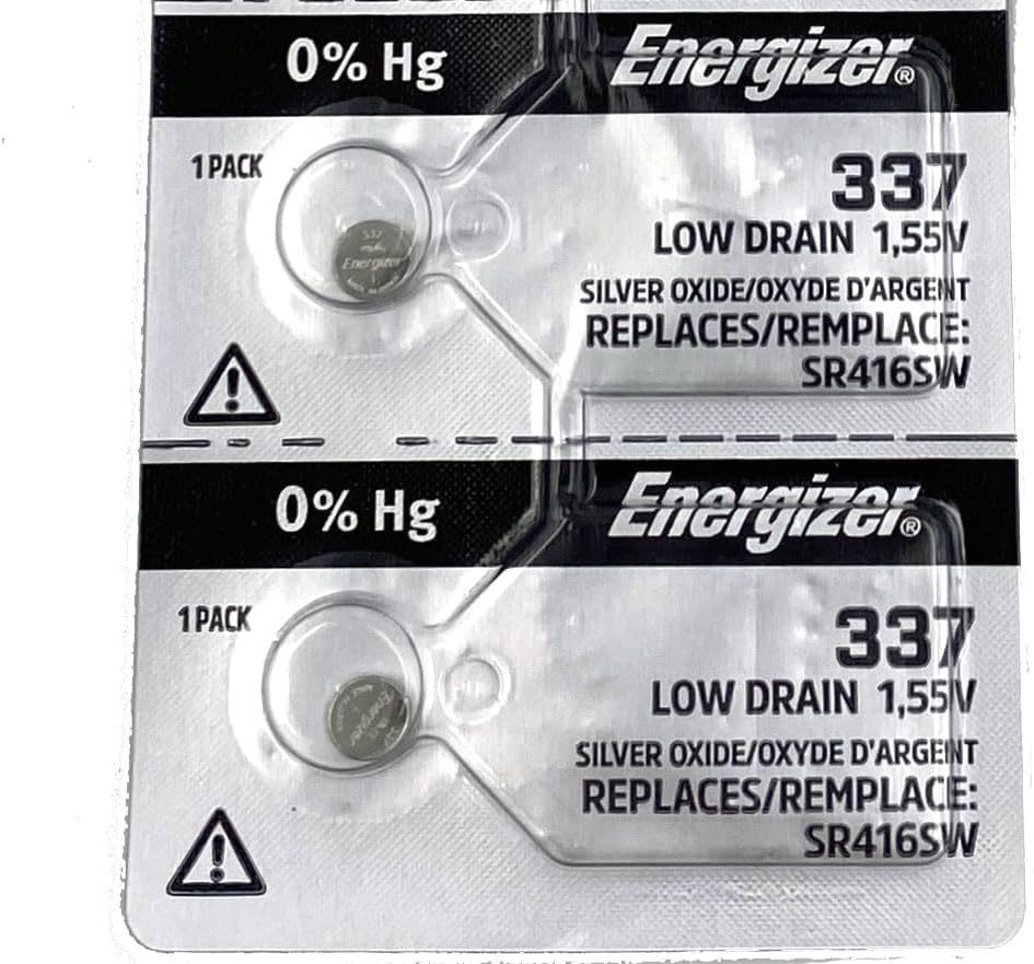 Amazon.com: Maxell 337 SR416SW SB-A5 Silver Oxide Watch Battery 1.55v ...