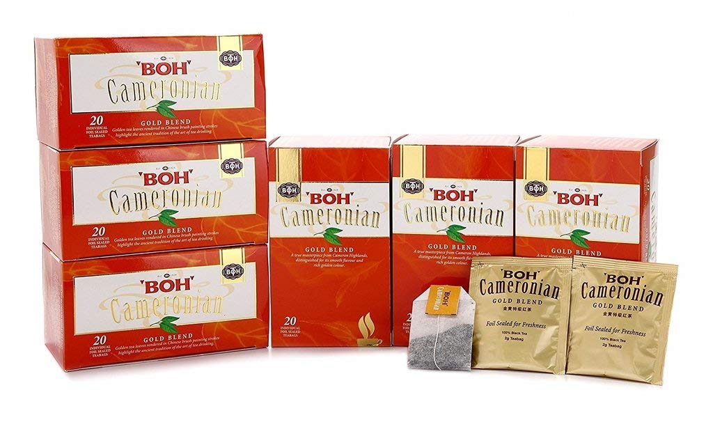 Amazon.com : BOH Cameronian Gold Blend Black Tea Bags - Smooth ...