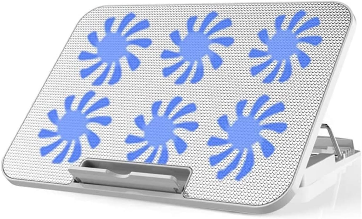 Amazon.com: 12-17.2 Inch Gaming Laptop Cooler Cooling Pad 6 Fans and 2 ...