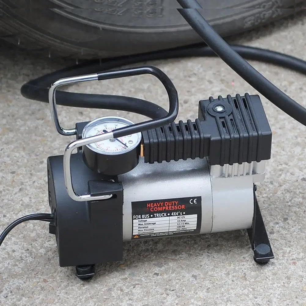 Amazon.com: HFLWYWD Car Tire Pump,Tire Inflator Portable Air Compressor ...