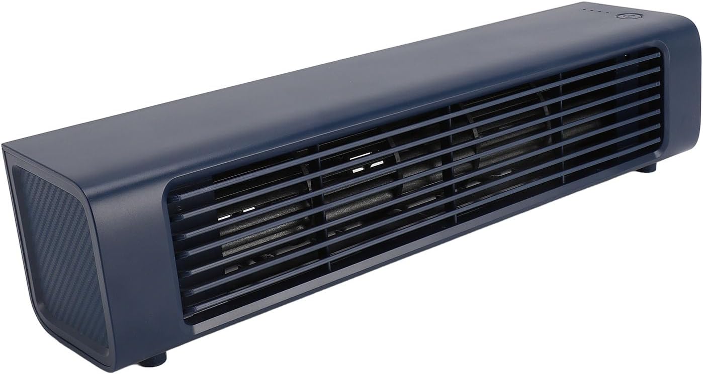 Amazon.com: Oscillating Table Fan, 3 Speeds Bladeless USB Rechargeable ...