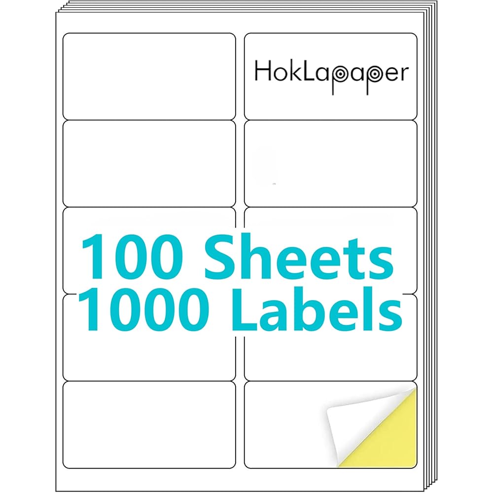 $3/mo - Finance 2" x 4" Shipping Labels,Printable White Mailing Labels ...