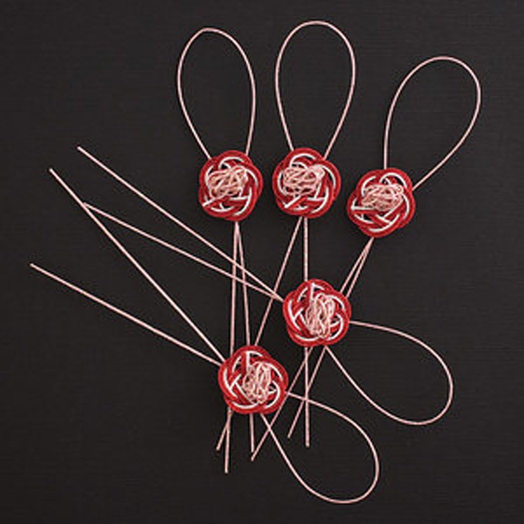 Amazon.com: Japanese Paper Strings(MIZUHIKI) Red 5pcs Bottle Neck ...