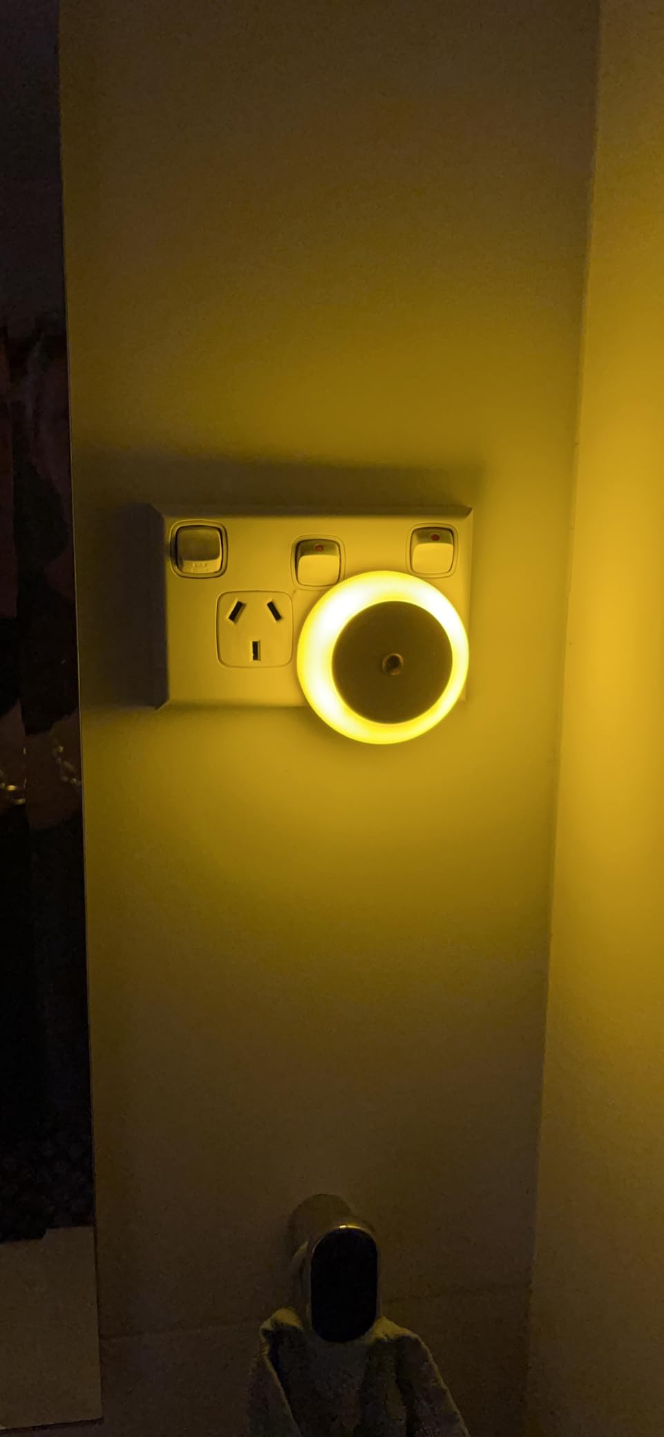 4 Pack Plug in Night Lights, Circular Smart Night Light, Bedroom ...