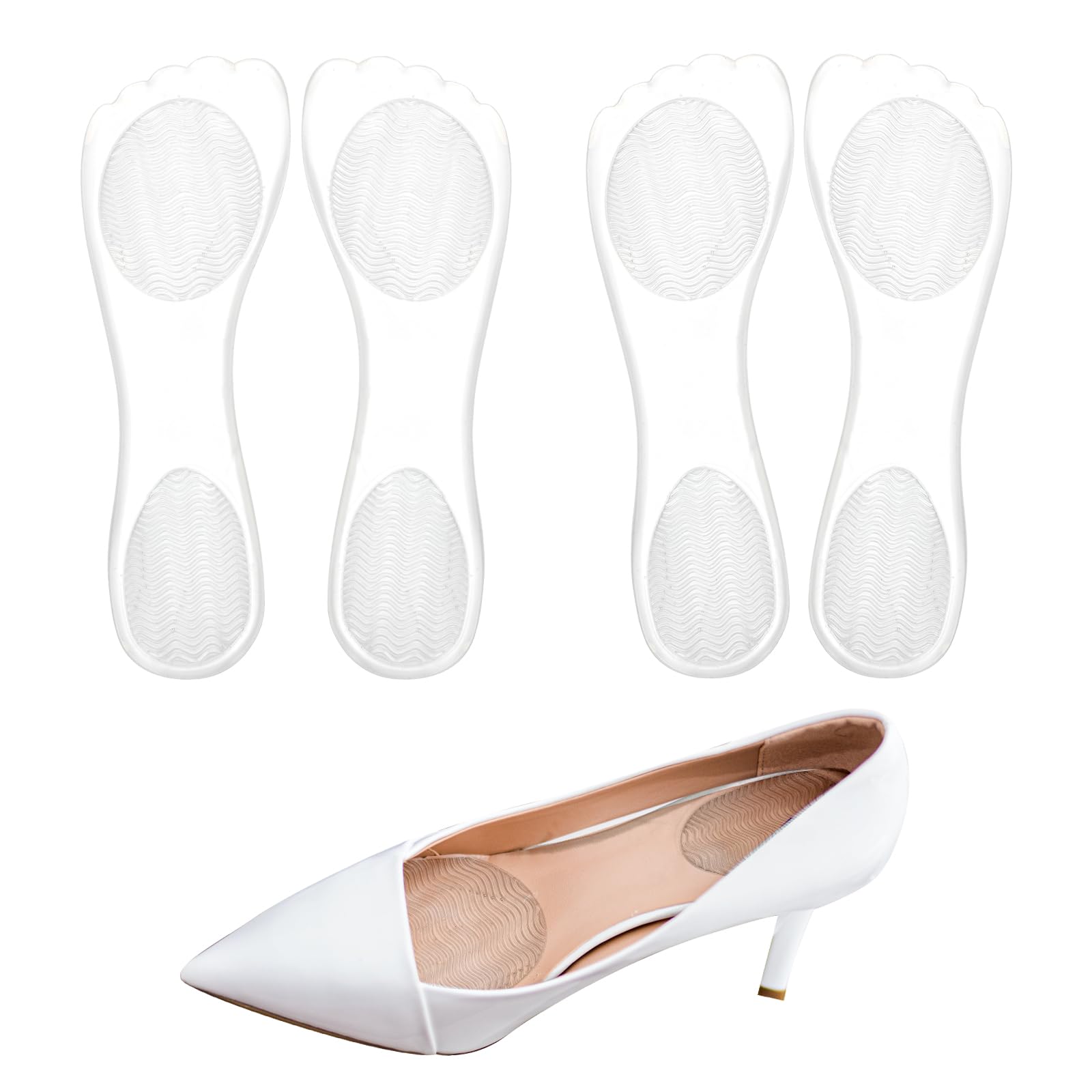Amazon.com: 2 Pairs of Inserts for High Heels, 3/4 Gel Cushion Insoles ...