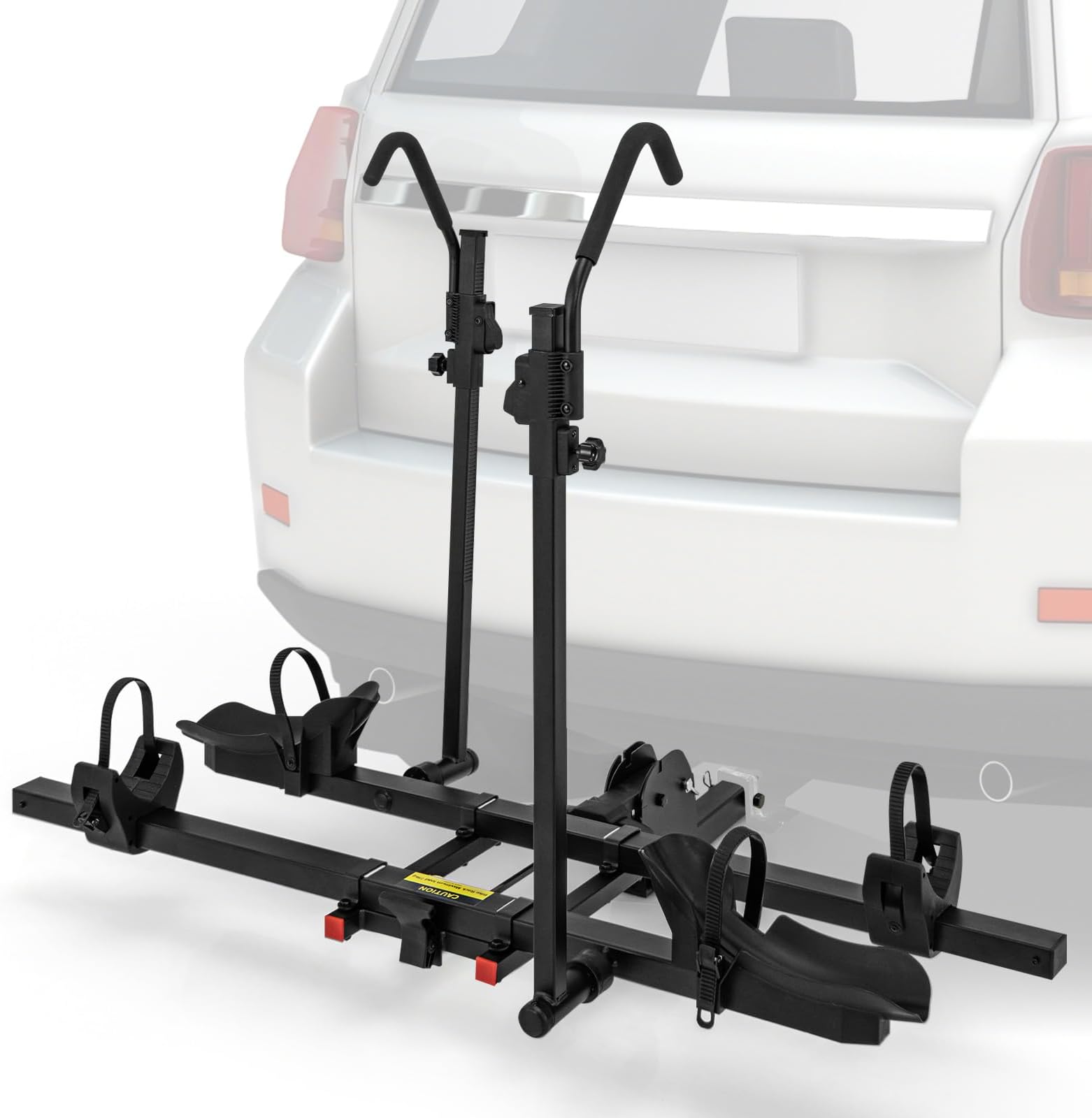 Goplus 2" Receiver Hitch Mount Bike Rack, Foldable Electric Platform ...