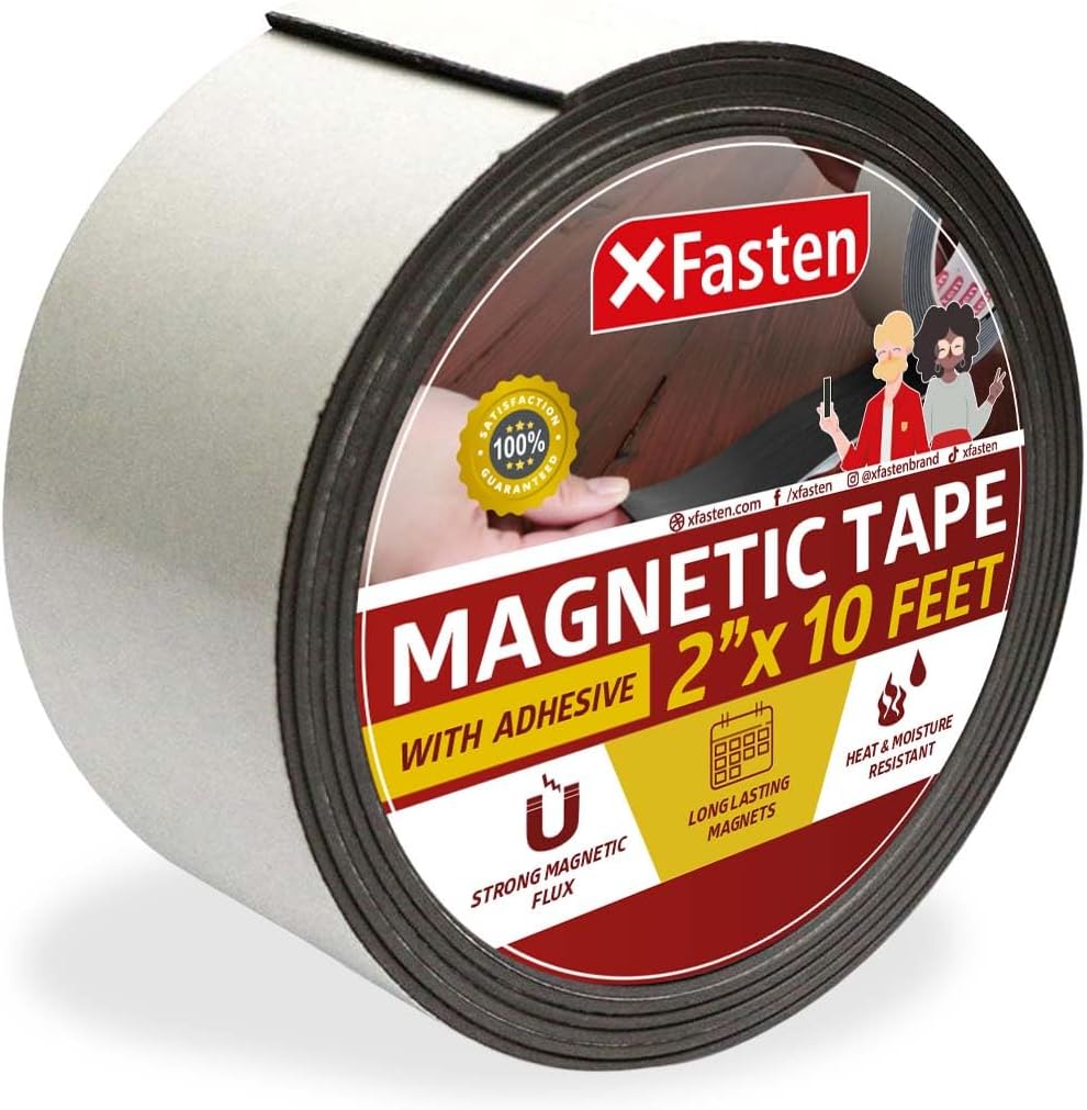 Amazon.com: Magnetic Tape Self Adhesive (0.6" Wide X 15' Long X 1/12 ...