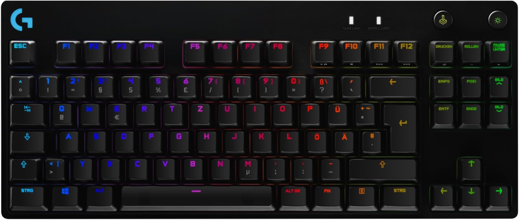 Logitech G G915 X, flache kabelgebundene, mechanische Gaming-Tastatur ...