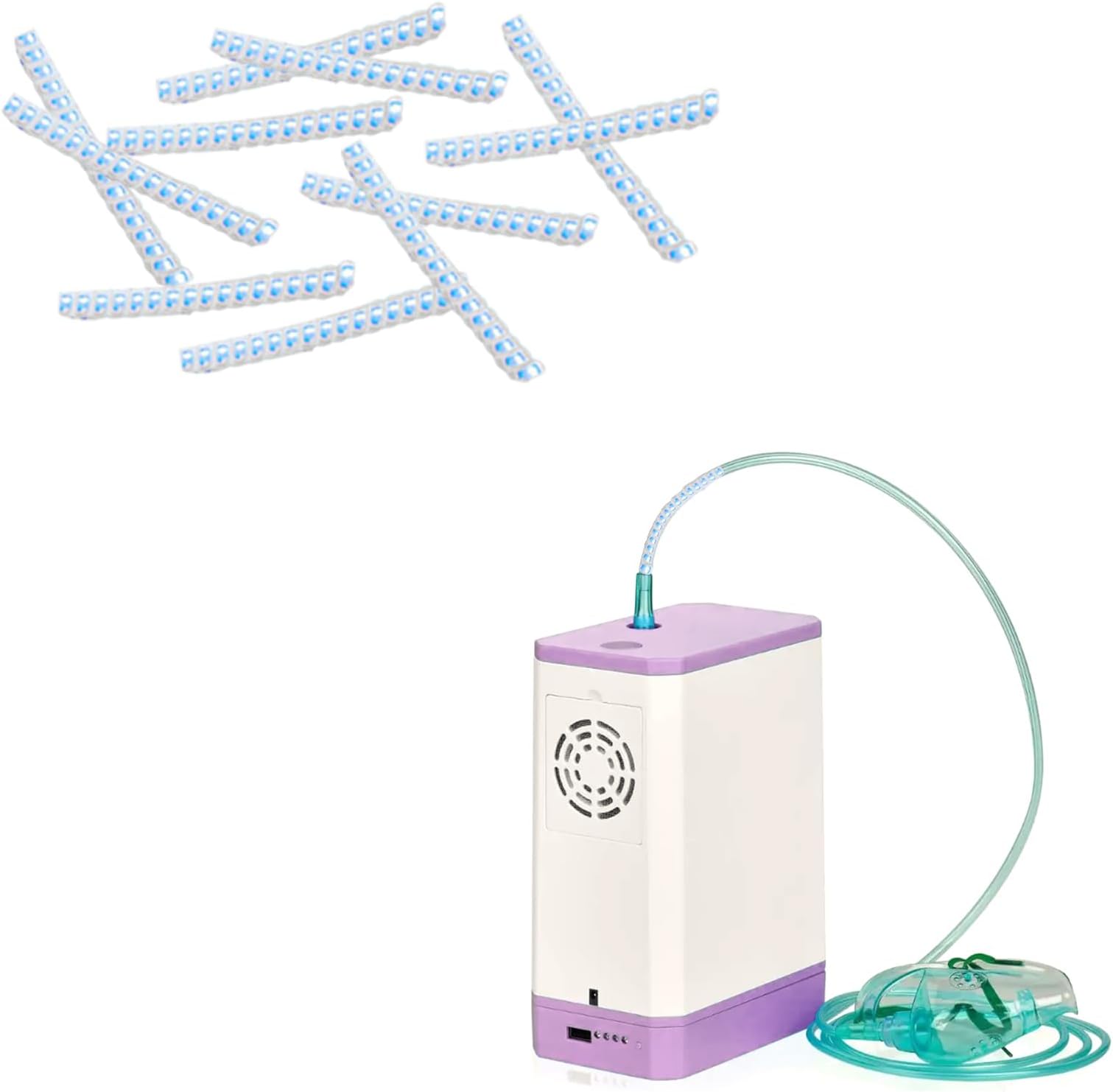 Amazon.com: 16 Pcs Oxygen Tube Support Crimp Straightener for Portable ...