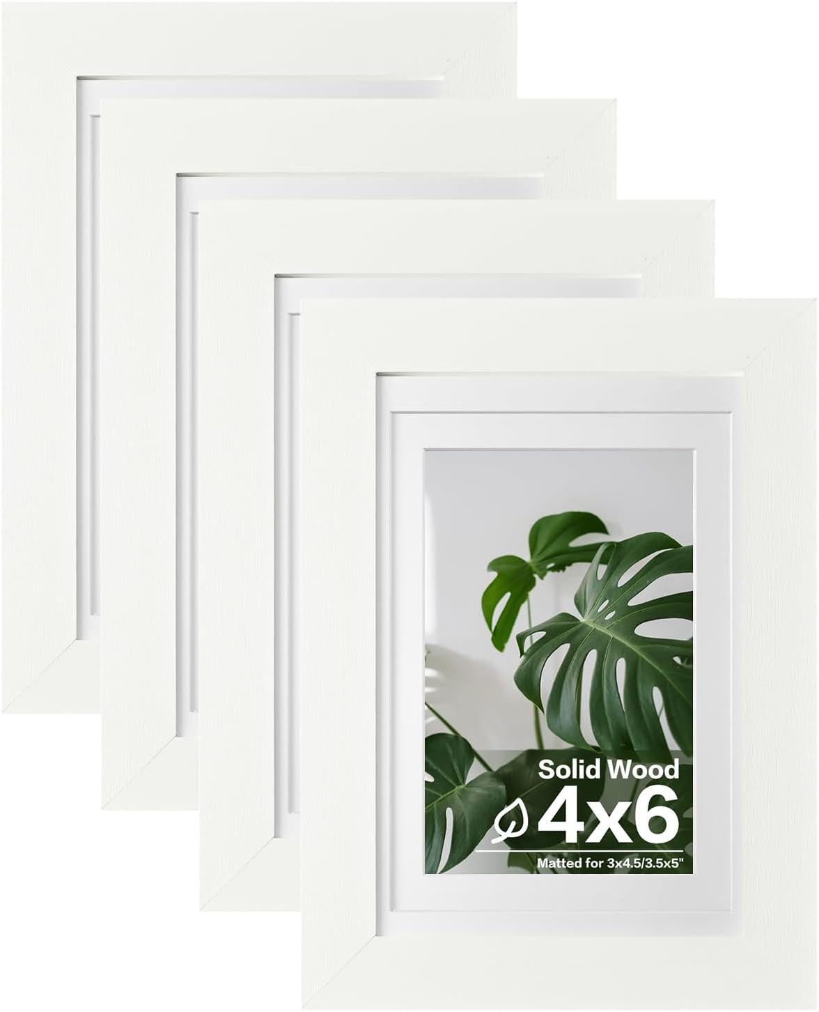 Amazon.com - Egofine 4x6 Picture Frames 4PCS Covered by Plexiglass for ...