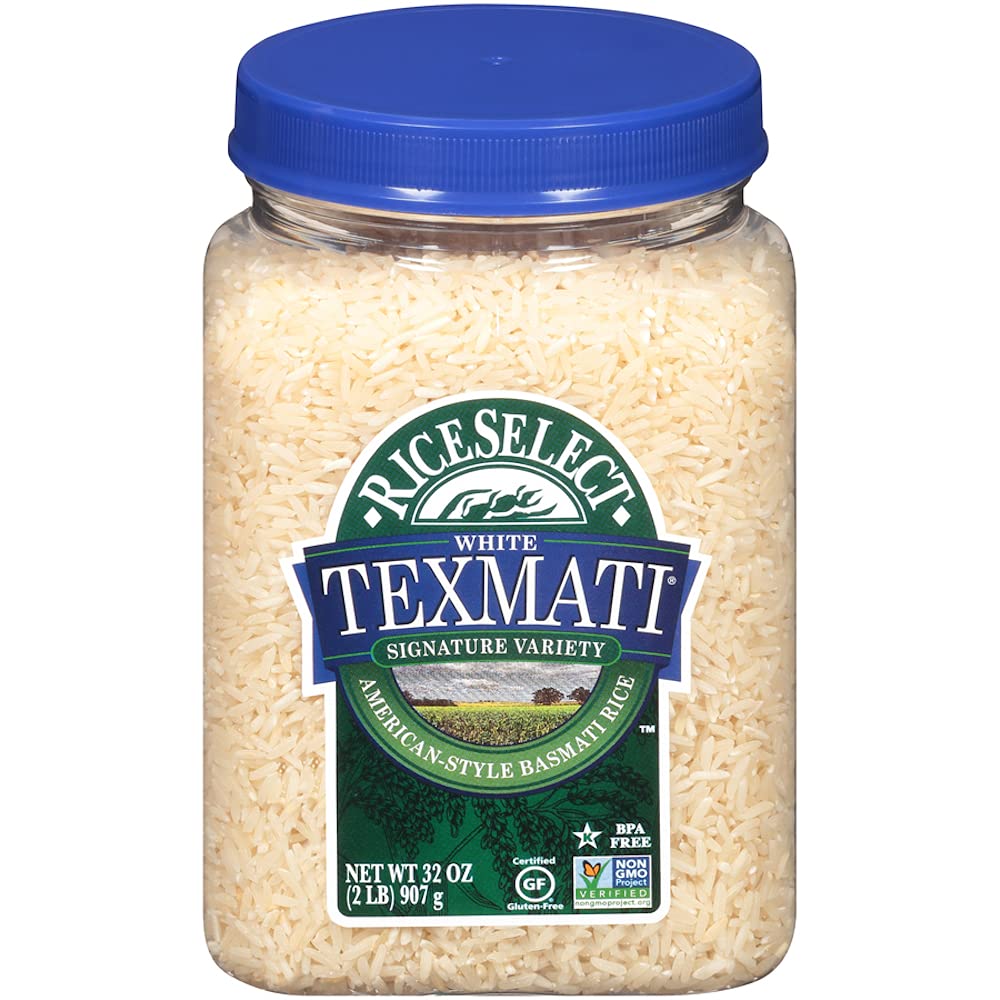 Amazon.com: RiceSelect Texmati White Rice, Long Grain, Gluten-Free, Non ...