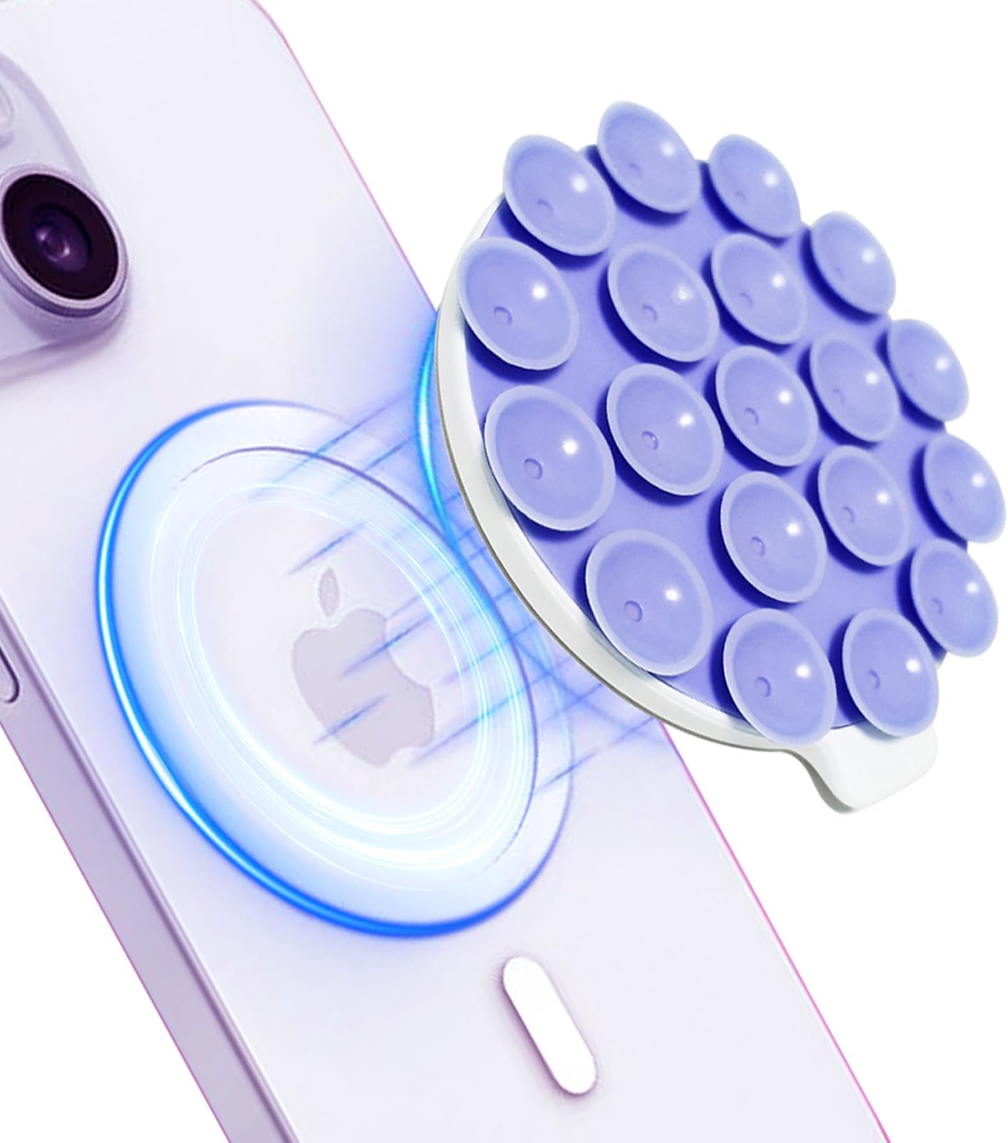 Amazon.com: AZXYI Silicone Suction Cup Phone Mount, Magnetic Silicone ...