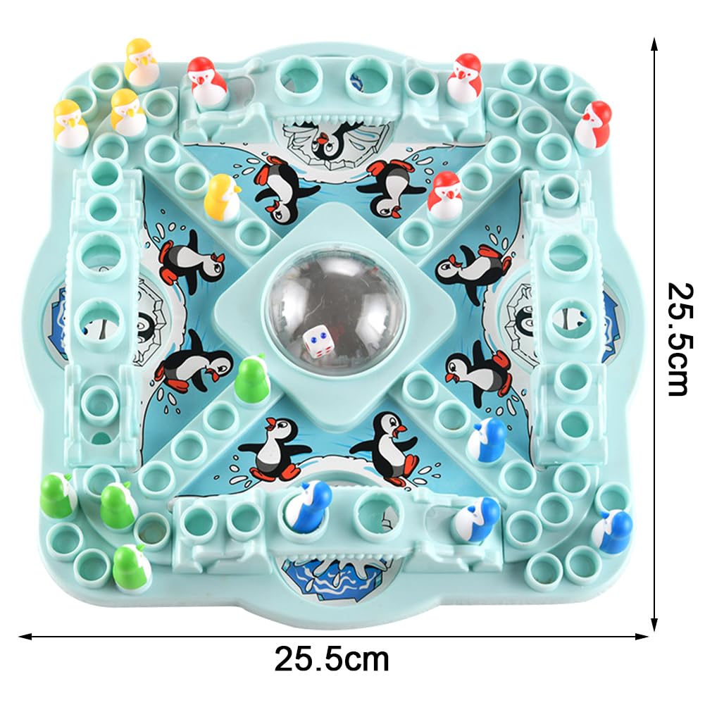 Penguin Flying Chess YNOUYRS Flying Chess Board Game Interactive Board ...