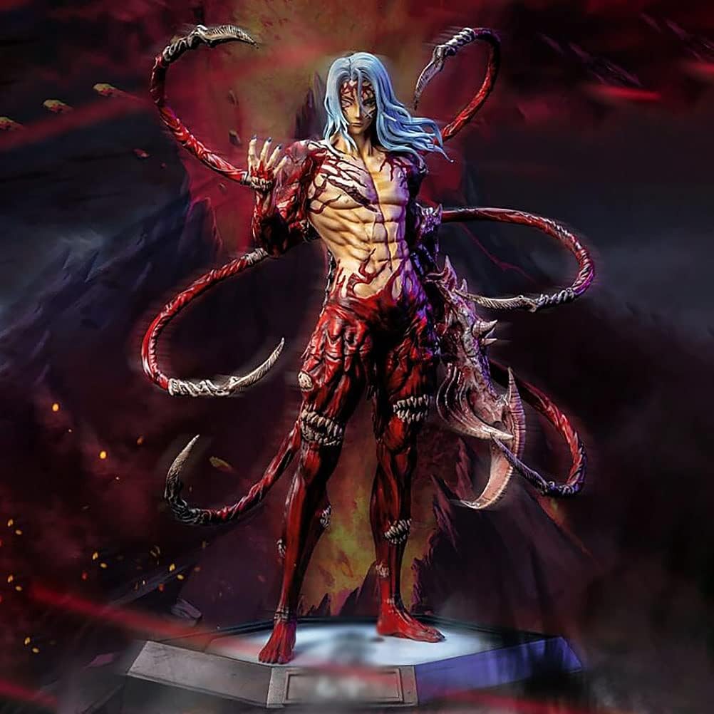 Amazon.com: QIANGZI 30cm Demon Slayer Kibutsuji Muzan Figure PVC Statue ...