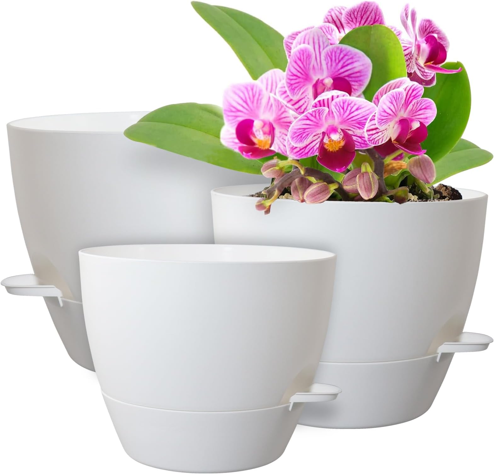 Amazon.com : WSMKSZ 12/10/9 inch Large Self Watering Pots, Plant Pots ...