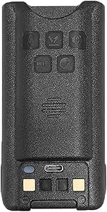 Amazon.com: BAOFENG UV-9R Battery USB-C Charging Enlarge 4800mAh ...