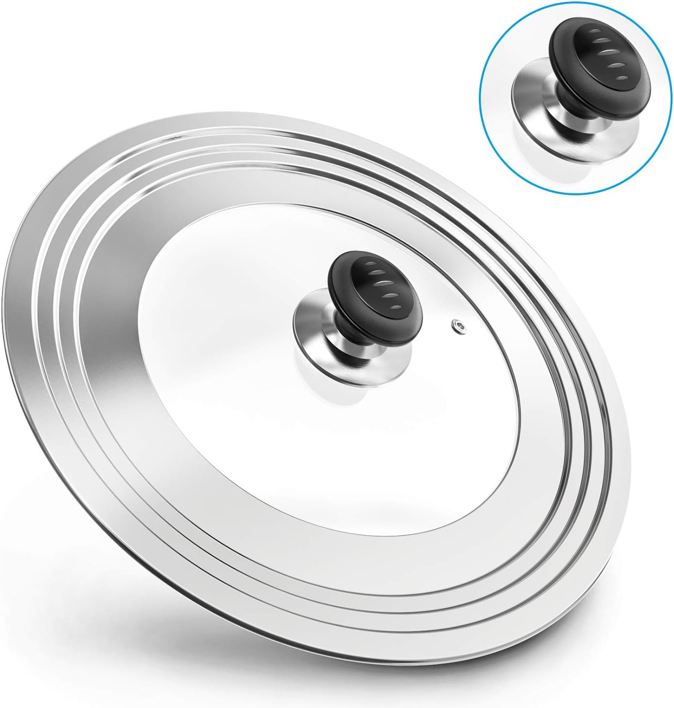 Amazon.com: Magicfly Universal Lid for Pots and Pans with Extra Lid ...