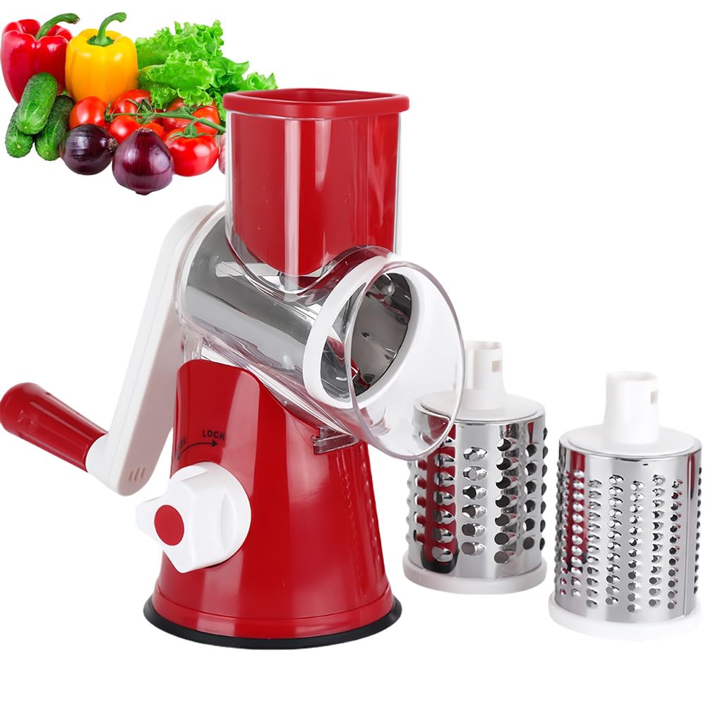 Amazon.com: Cheese Grater Rotary, Rotary Grater for Kitchen, Kitchen ...