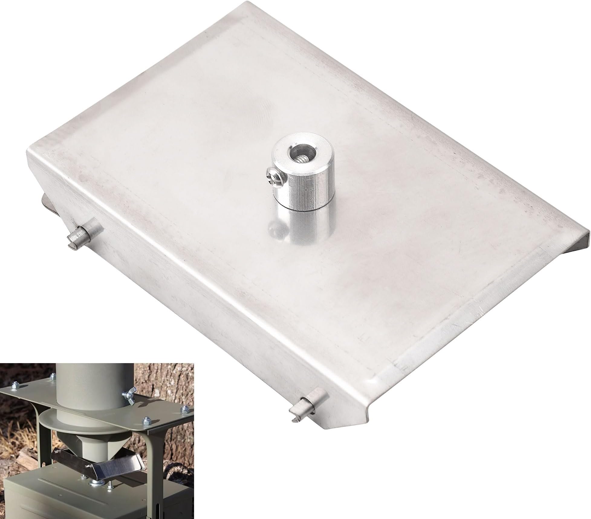 Amazon.com: 12-Volt Spinner Plate for Deer Feeders - Fits a 1/4" Motor ...