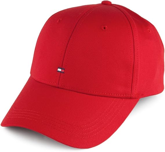 Tommy Hilfiger Hats Classic Baseball Cap - Red : Amazon.co.uk: Fashion