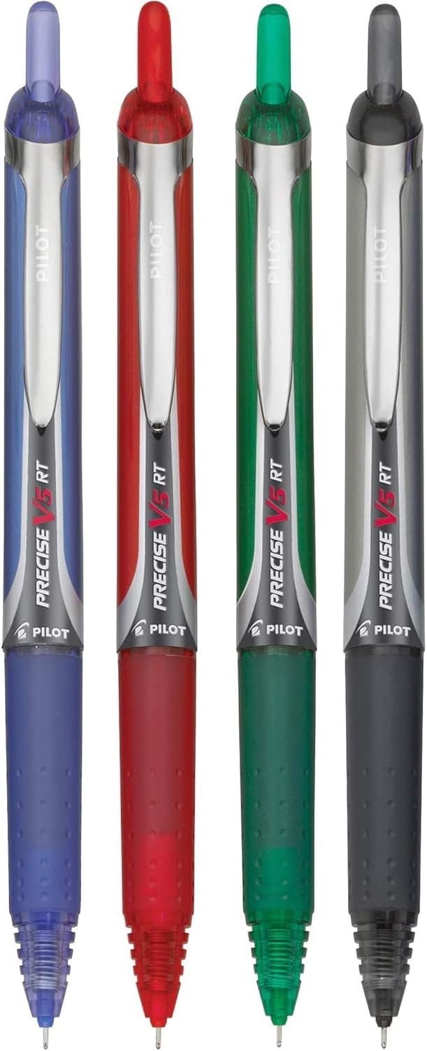 Amazon.com : Pilot Precise V7 RT Retractable Rolling Ball Pens, Fine ...