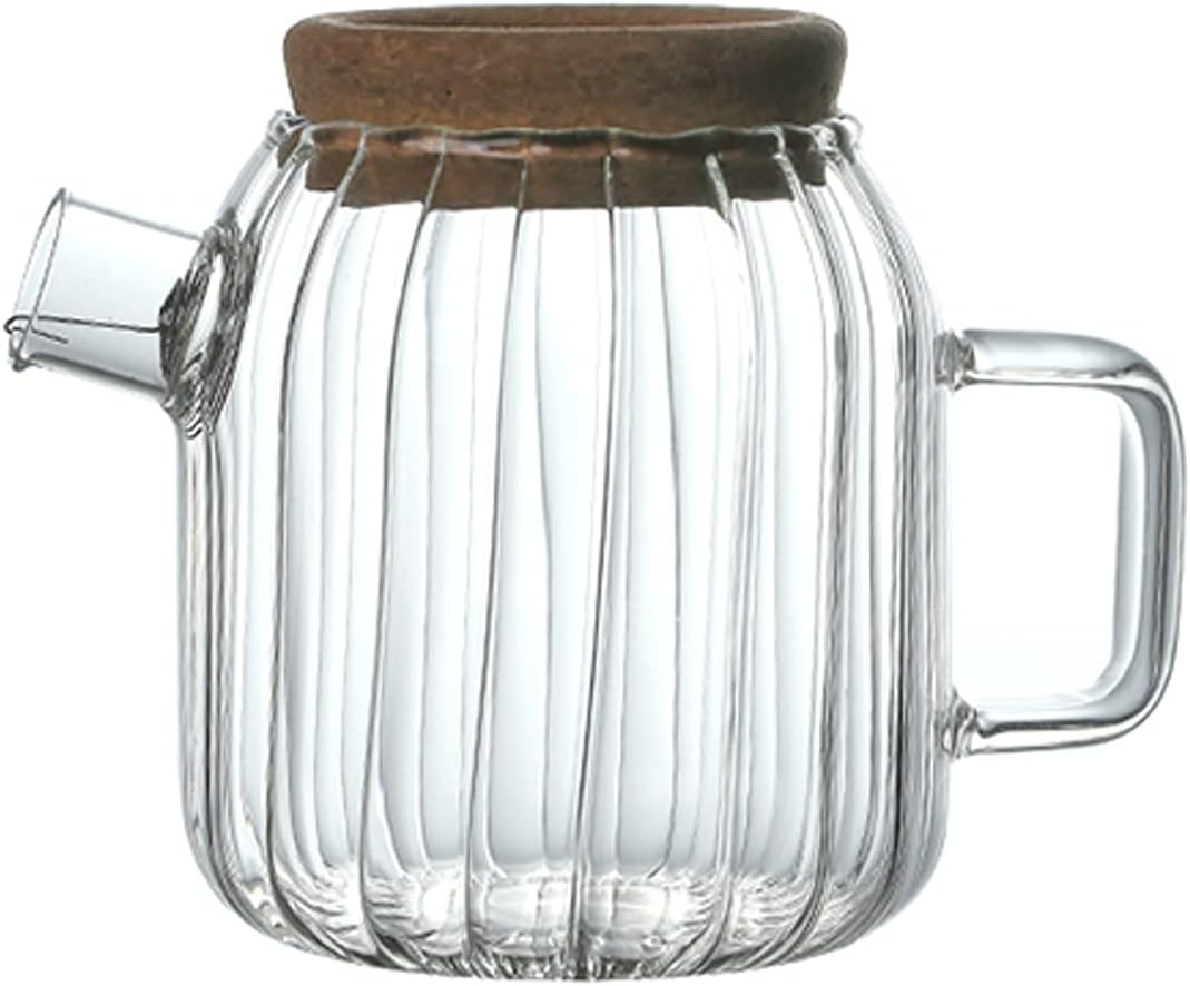 Amazon.com: KIZQYN Water Pitcher Borosilicate Glass Pitcher with Cork ...