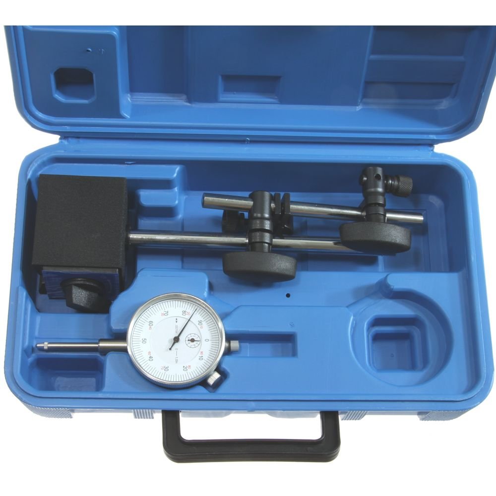 iGaging 10.001 Dial Indicator & Magnetic Base - Fine Adjustment ...