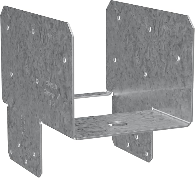Amazon.com: Simpson Strong-Tie EPC4Z EPCZ ZMAX Galvanized End Post Cap ...