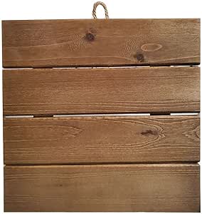 Amazon.com: Rustic Wood Plaque Finished Pack (2 Count)