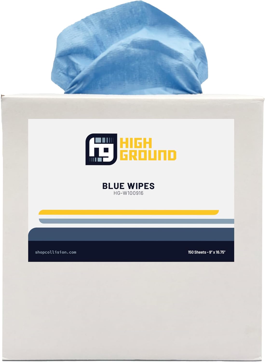 Amazon.com: High Ground Blue Wipe, Double Re-Crepe Bonded Cellulose, 9 ...