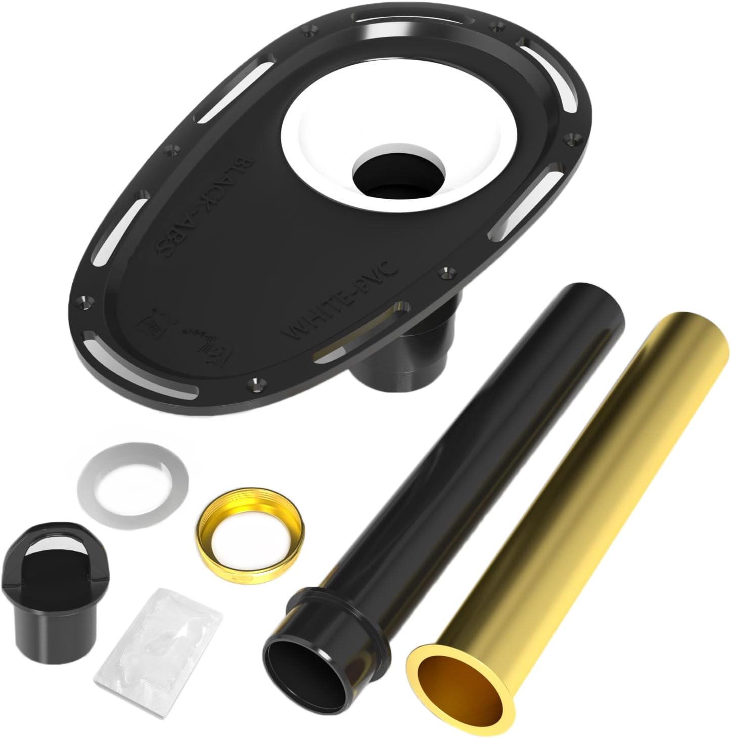 Oatey 46000P PVC Universal Freestanding Tub Drain Kit, White - Amazon.com