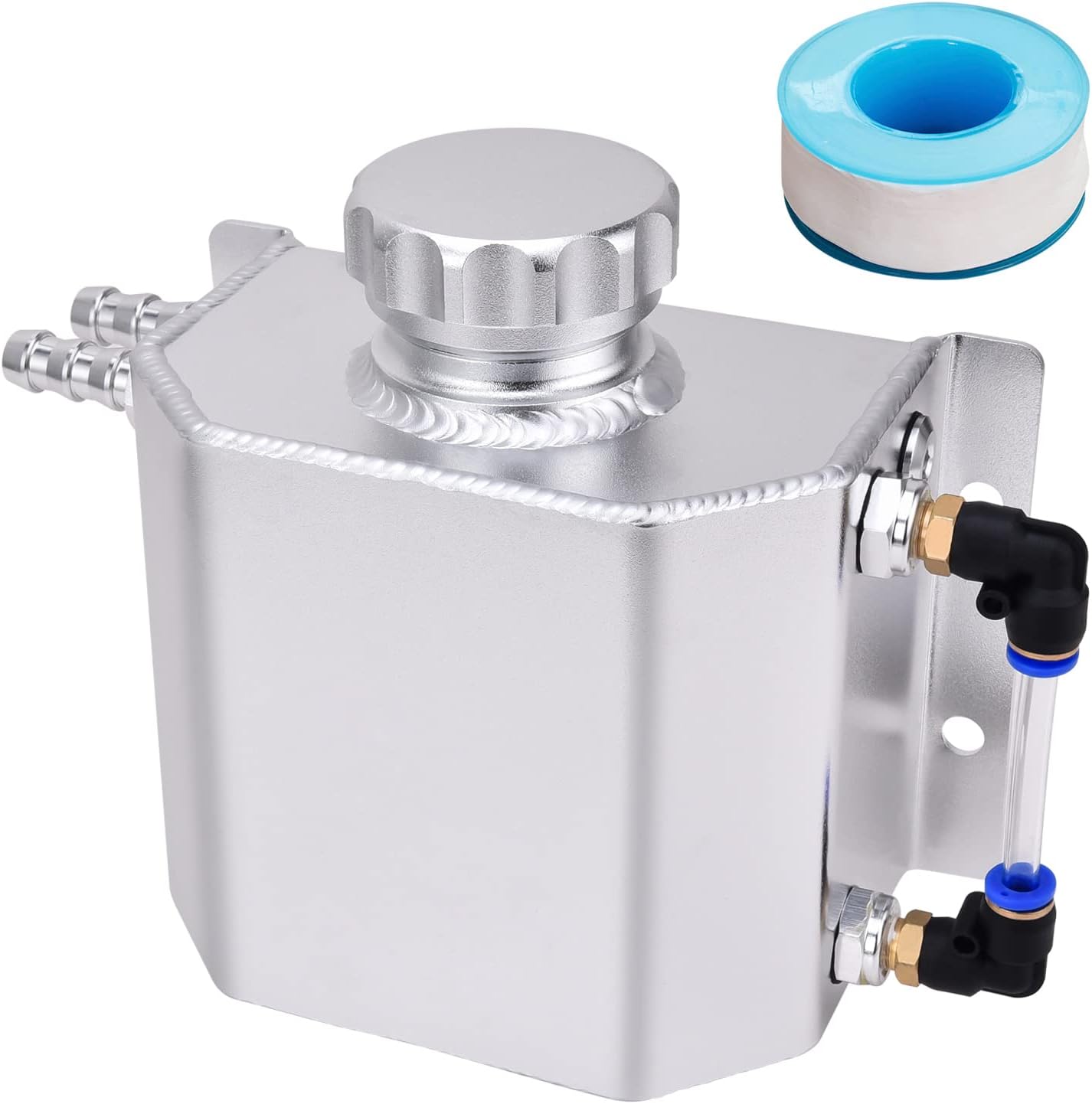 Amazon.com: BLACKHORSE-RACING 2.5L Universal Aluminum Coolant Radiator ...