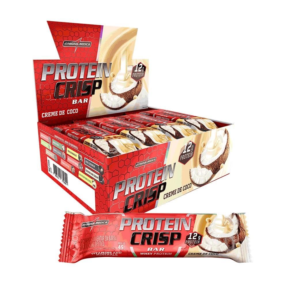 Integralmédica - Crisp Bar Creme de Coco 12 Unidades 540G - 13g de ...