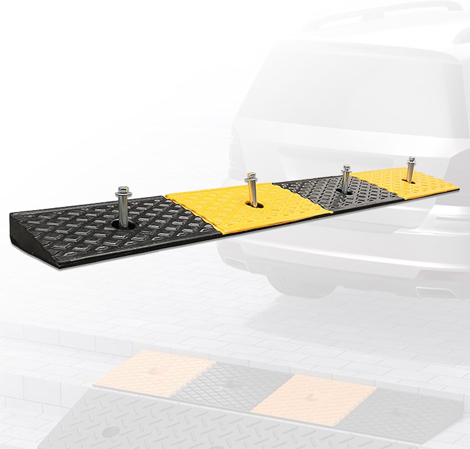 Amazon.com: YAEGER Rubber Curb Ramp 1.2"/1.6"/2" Rise Height Threshold ...