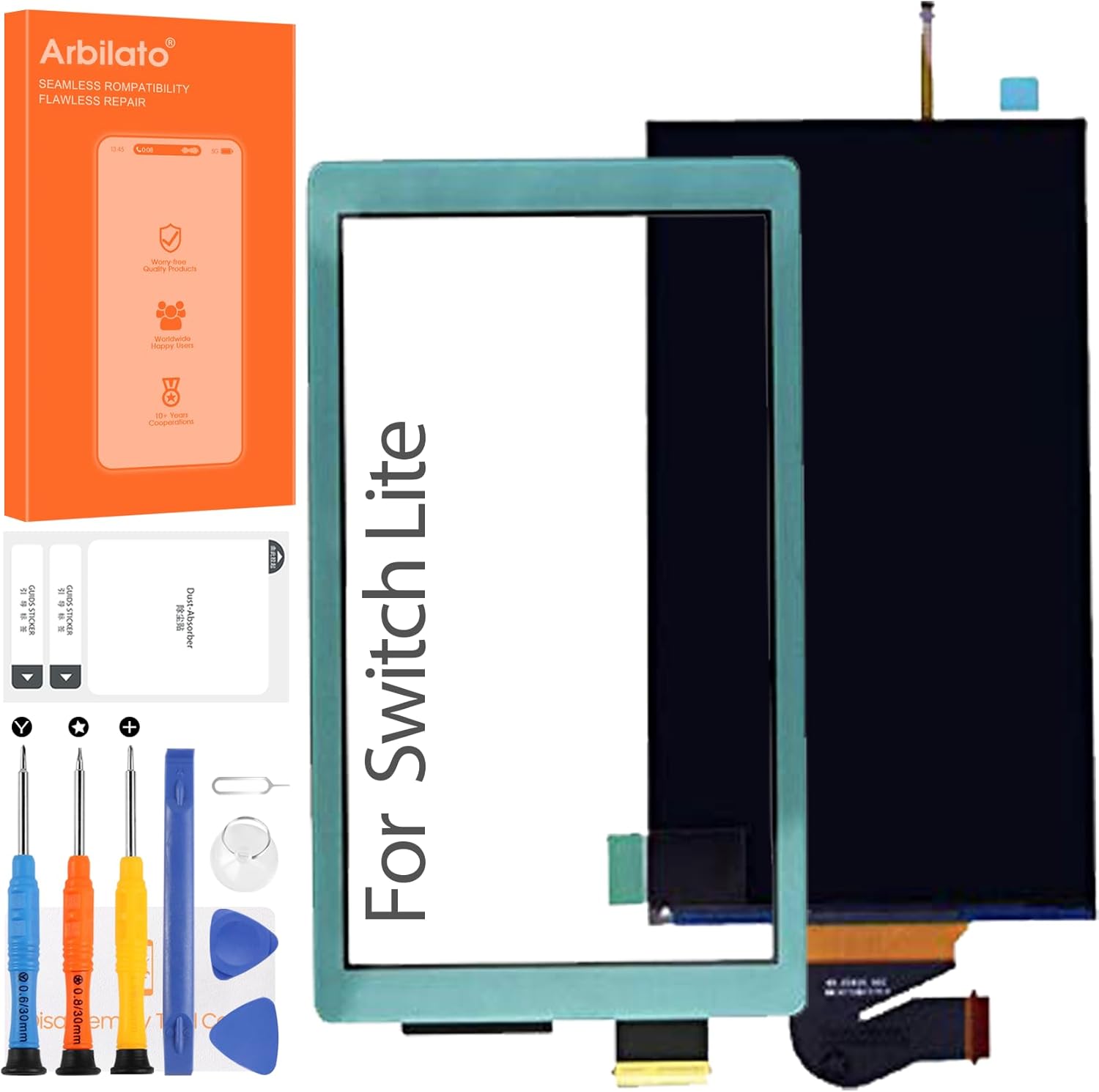 Amazon.com: Screen for Nintendo Switch Lite 2019 Screen Replacement for ...