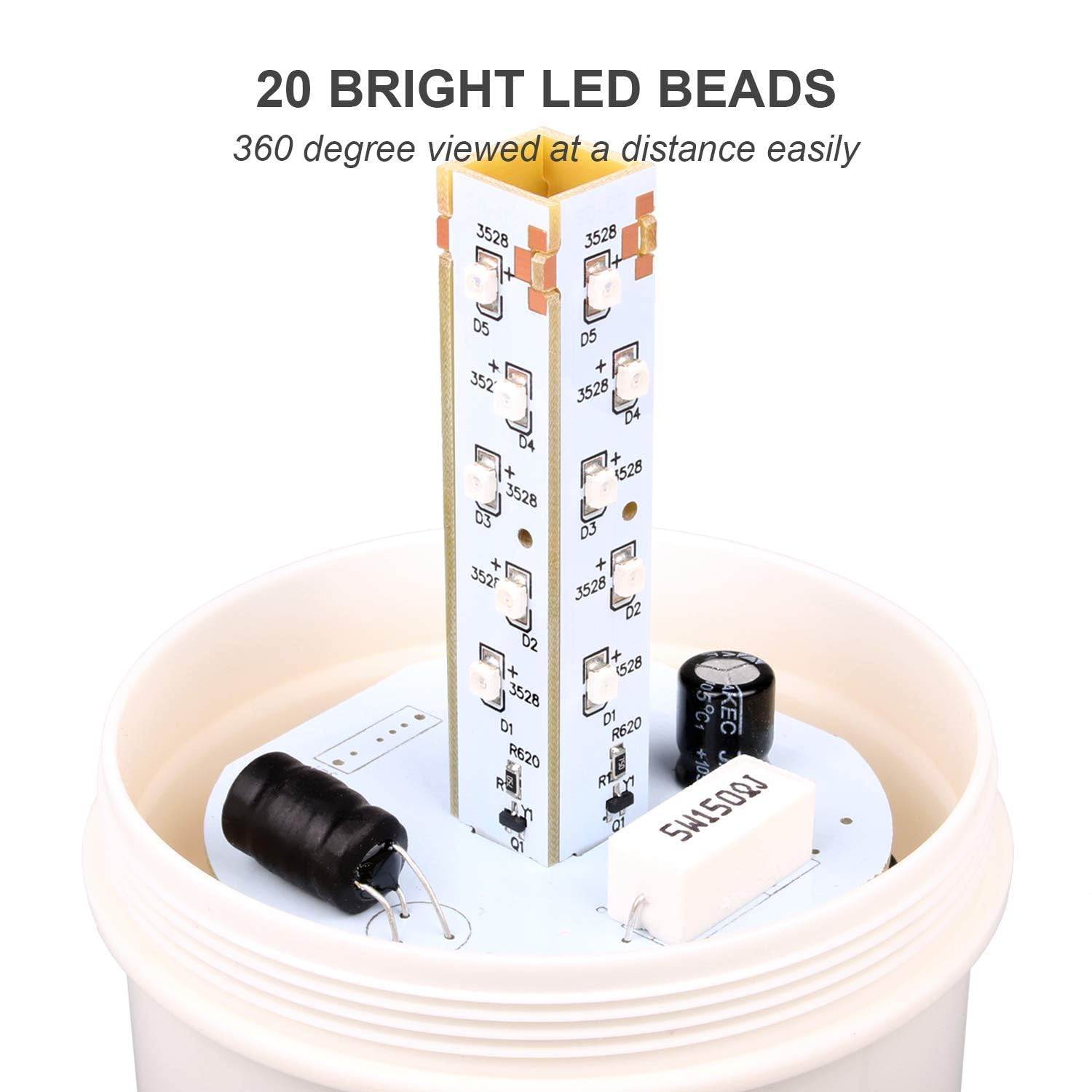 Snapklik.com : Industrial LED Rotating Strobe Beacon Warning Lights ...