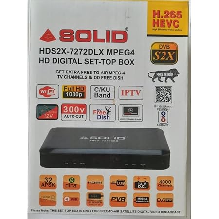 SKD Solid 7272dlx Updtaed 2022 H.265 HEVC Support Solid HDS2X-7272DLX ...