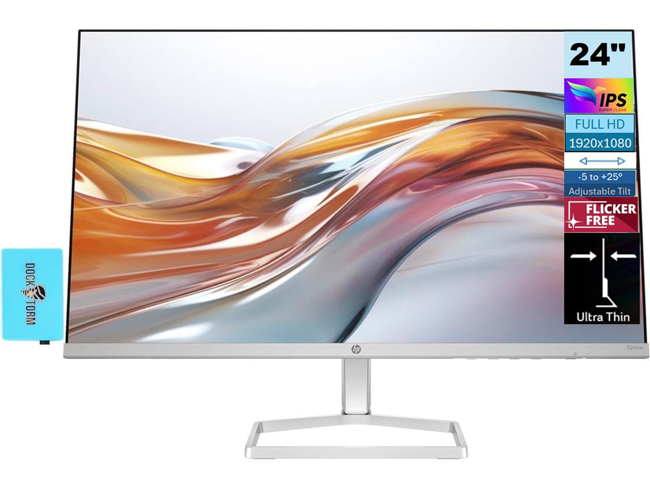 Amazon.com: HP Series 5 524sw 24" 300 nits IPS FHD Monitor (Replaces ...