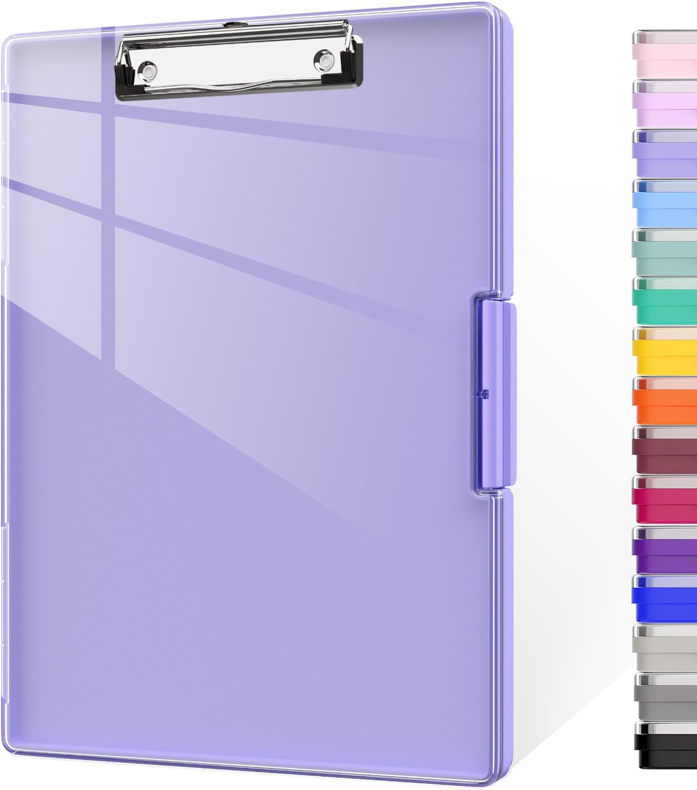 Amazon.com : Piasoenc Clipboard with Storage, 8.5x11" Clip Boards with ...