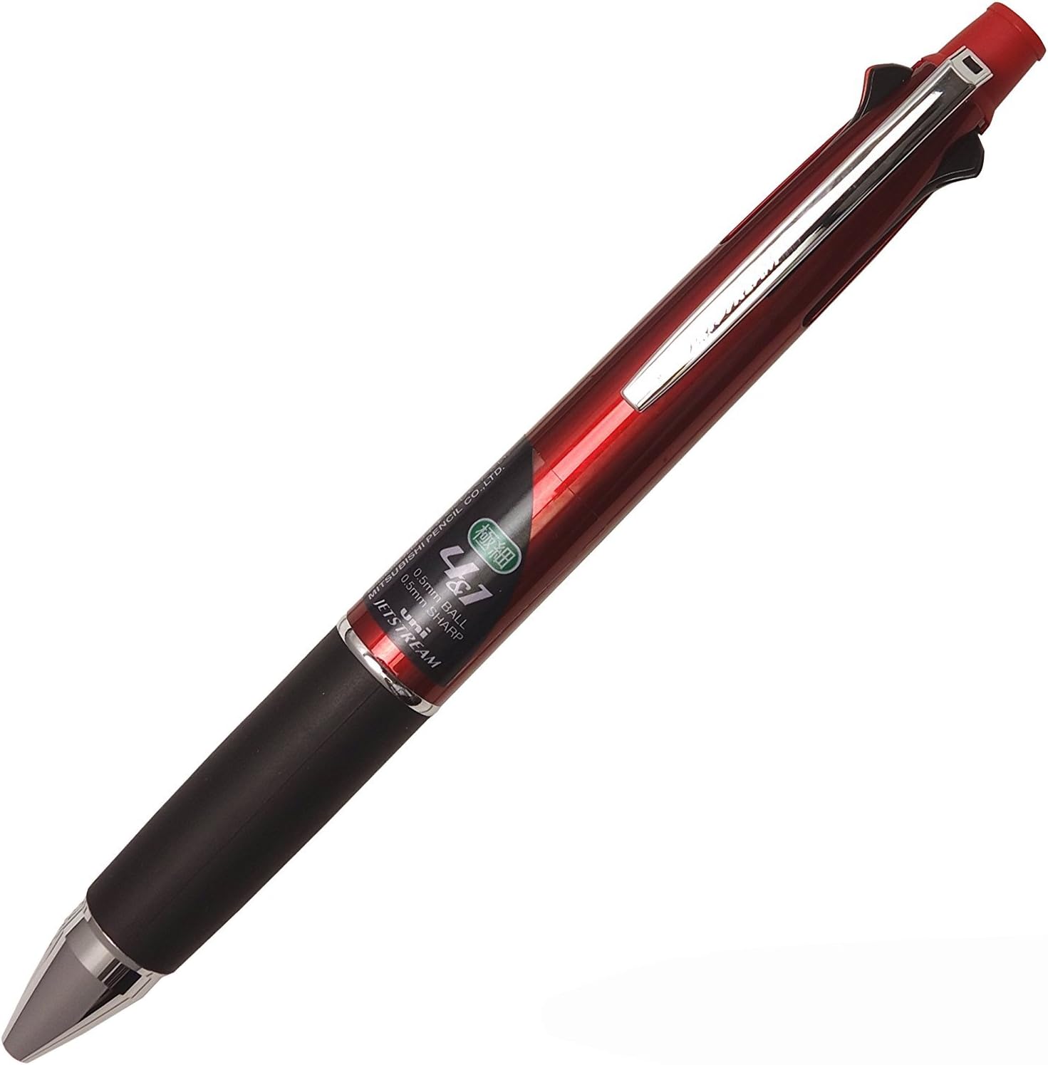 Uni Jetstream Multi Function Pen, 4 Color Ballpoint Pen, Bordeaux Body ...