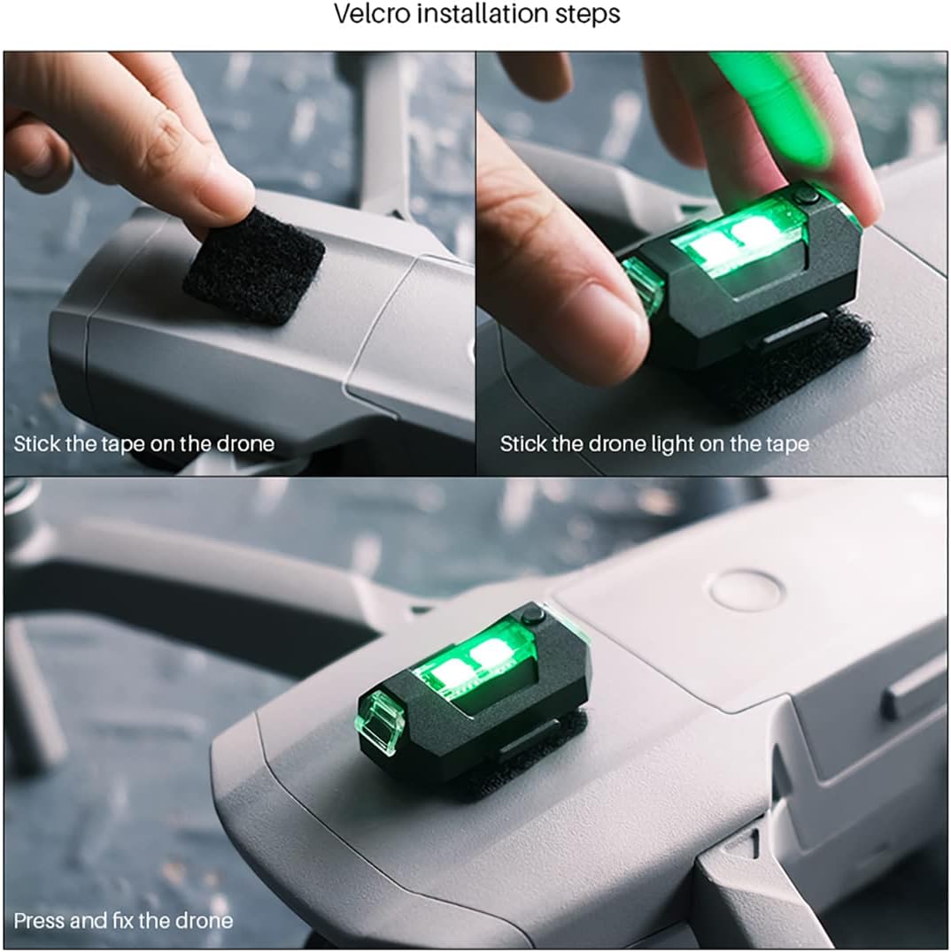 4Pcs LED Strobe Drone Light 7 Colors USB Charging Flying Anti-Collision ...