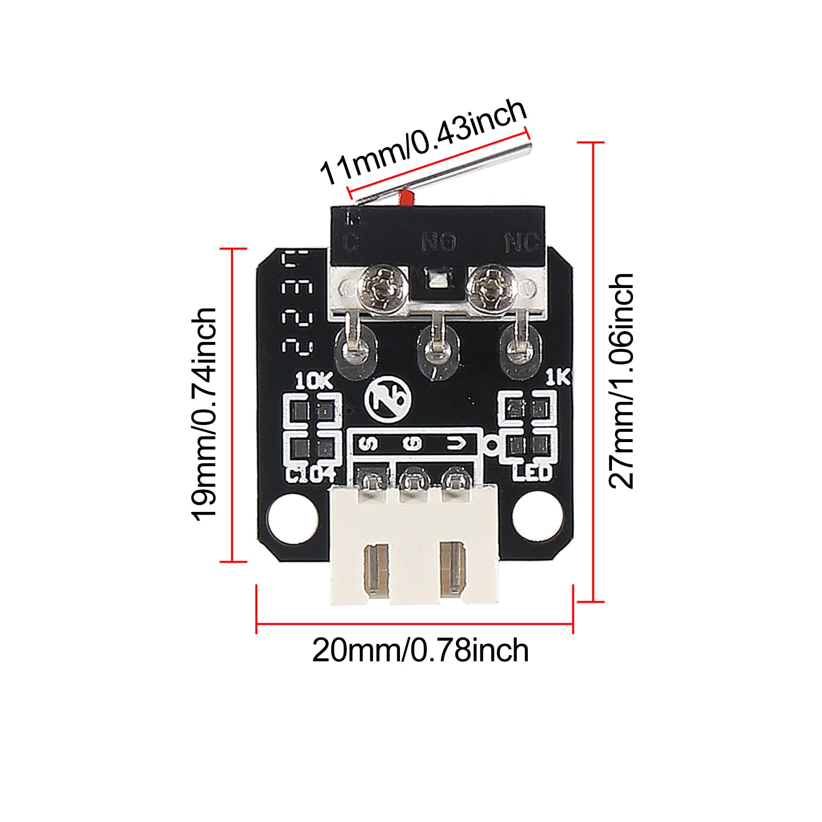 Snapklik.com : AEDIKO 5pcs Micro Mechanical Switch 3D Printer Part End ...