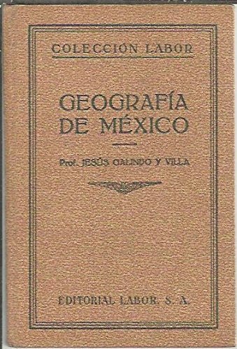 GEOGRAFIA DE MEXICO. : Jesus Galindo y Villa: Amazon.com.mx: Libros