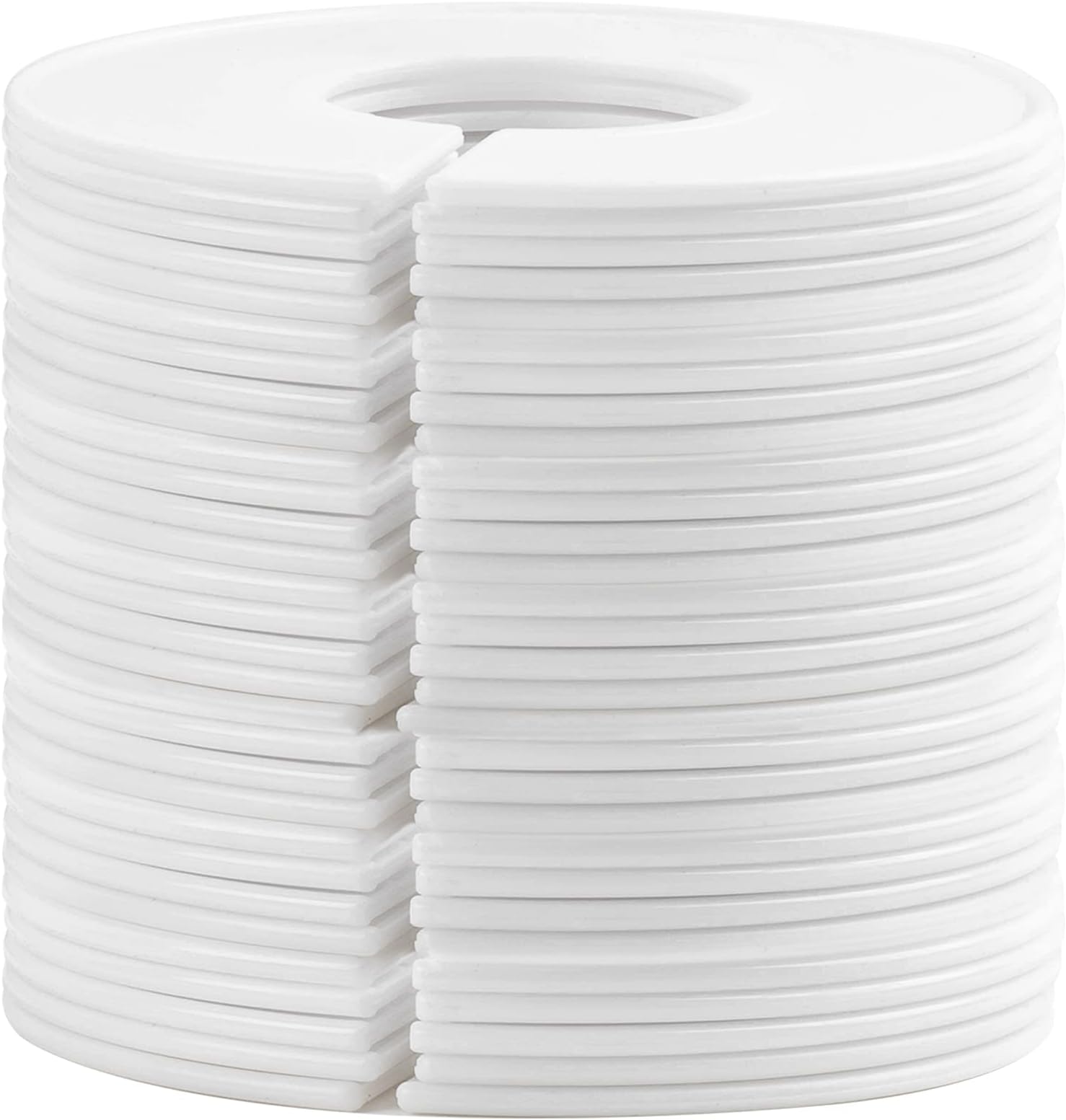 Amazon.com: TraGoods 20 Pack White Clothing Rack Size Dividers Plus 90 ...