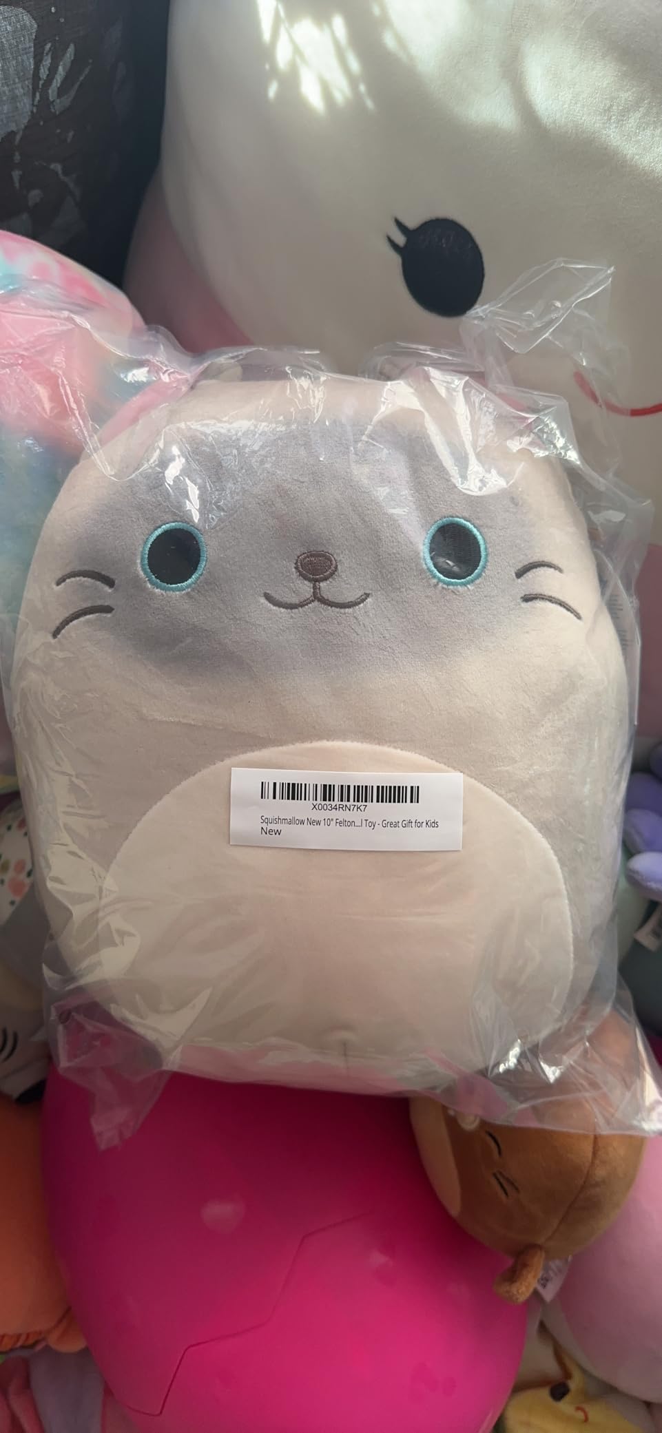 Amazon.com: Squishmallows Original 10-Inch Felton The Siamese Cat ...