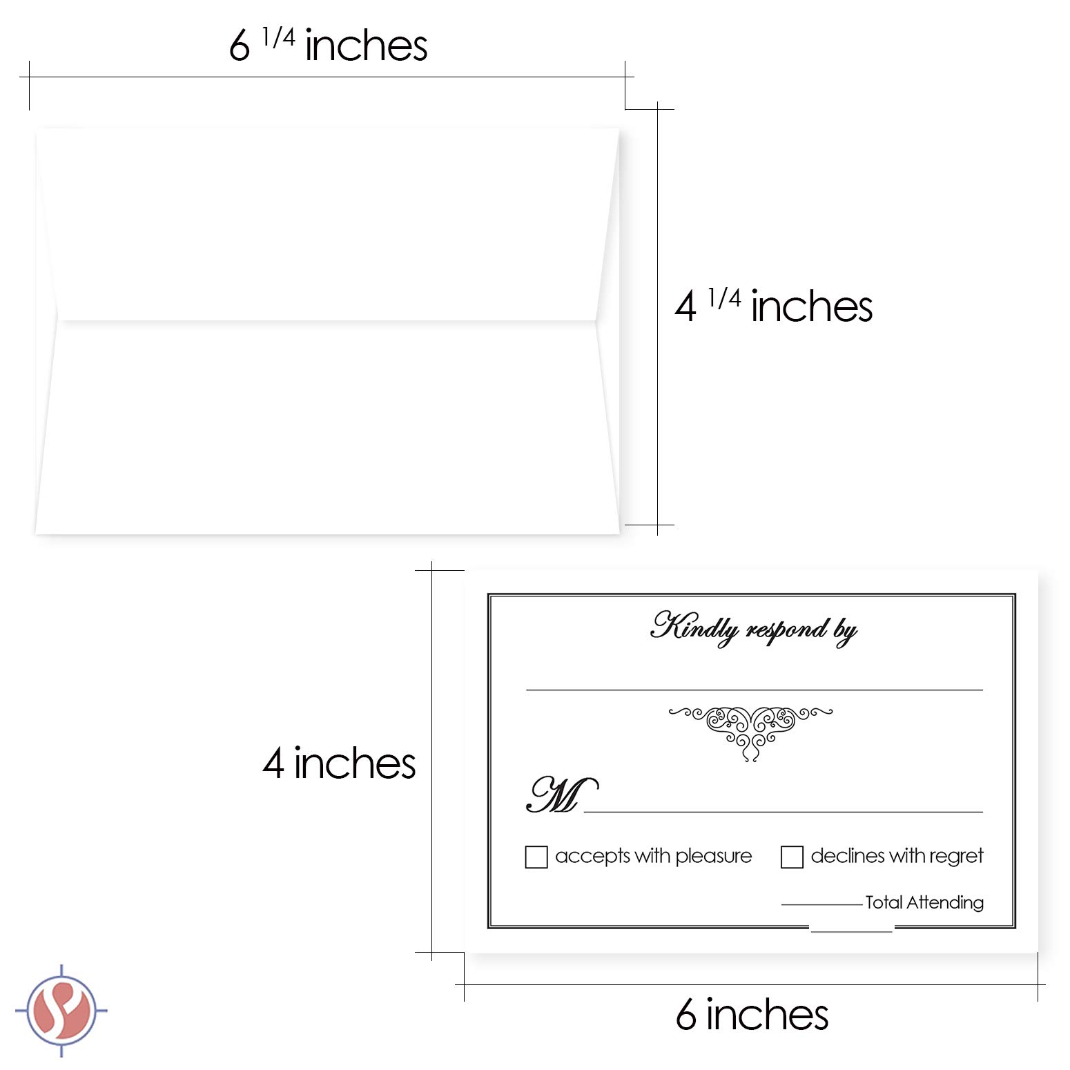 Rsvp Envelope Size Card
