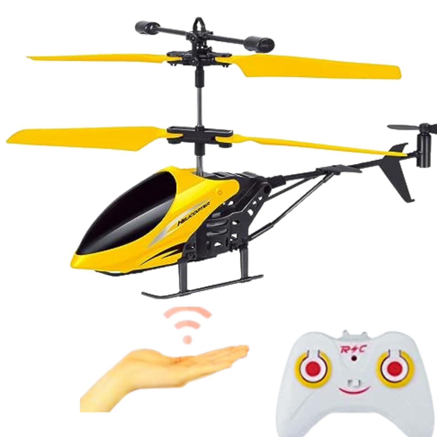 Buy KINGZOMY Flying Helicopter with Hand Induction and Remote Control ...