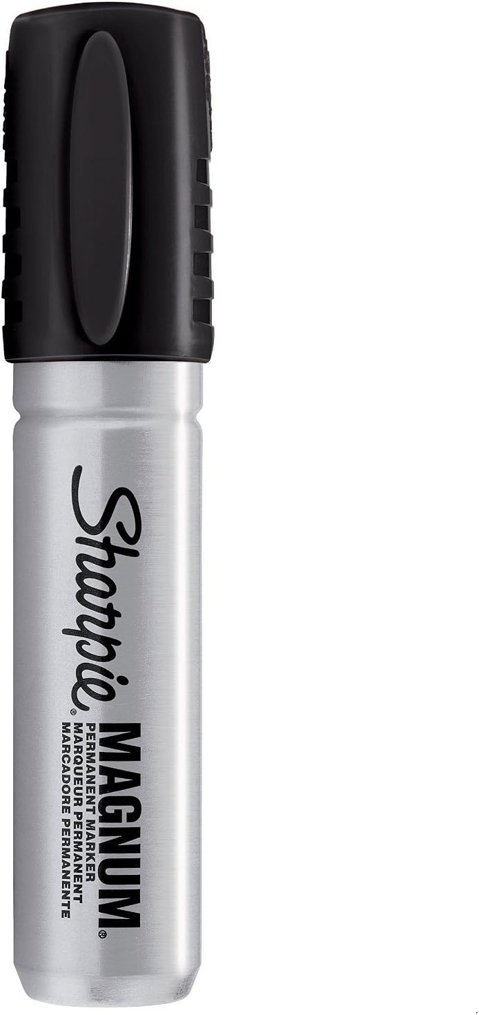 Amazon.com : SHARPIE Magnum Permanent Markers, Oversized Chisel Tip ...