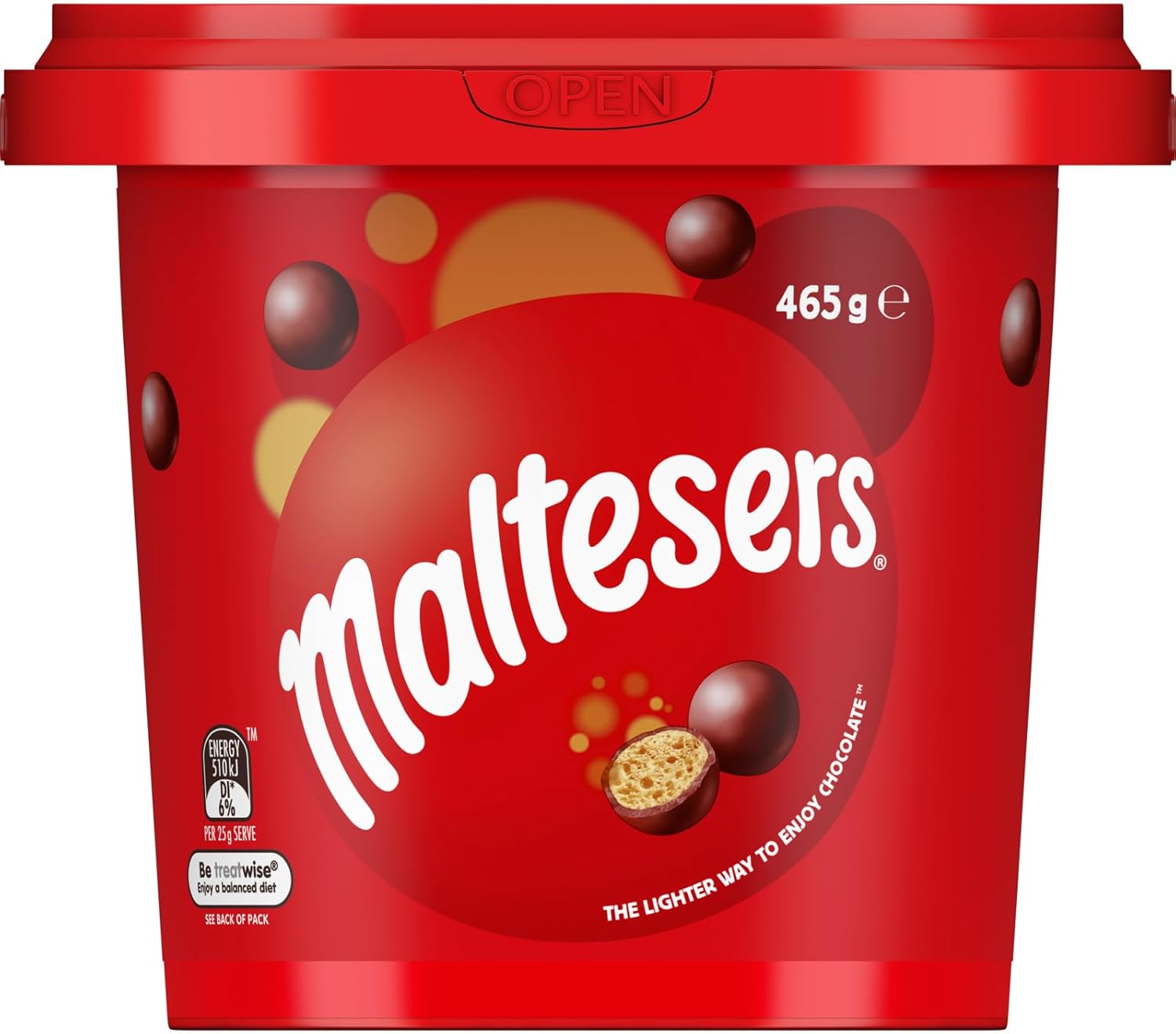 Maltesers Milk Chocolate Snack and Share Gift Bucket 465g : Amazon.com.au